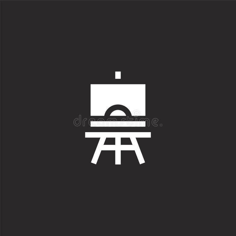 Easel Icon. Filled Easel Icon for Website Design and Mobile, App ...