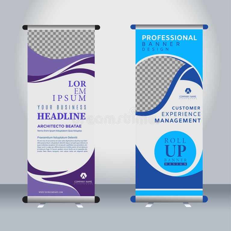 Easily Create a Corporate Roll-up Banner Using this Free Vector ...