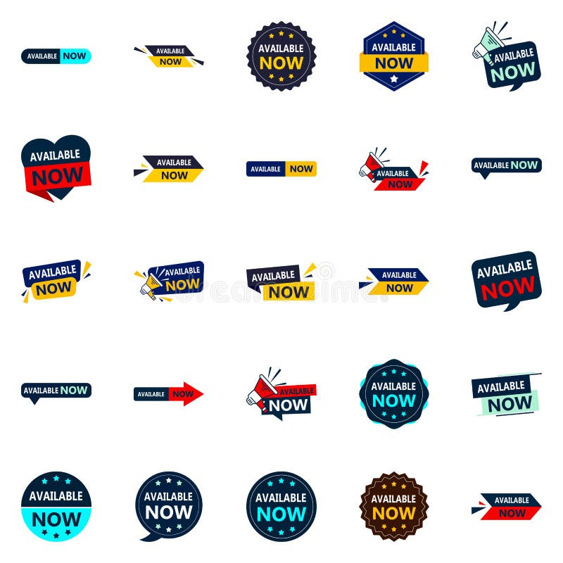 Easily Customizable Available Now 25 Vector Banners for Flexible Design ...