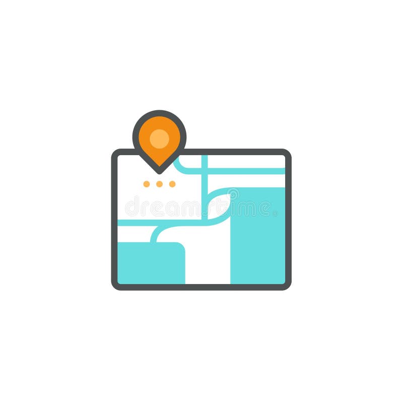 Locating Addresses with Precision on a Location Map Stock Vector ...