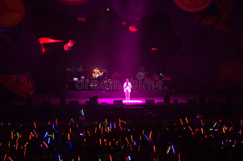 Eason Chan Shanghai Live Show Editorial Photography - Image of show ...