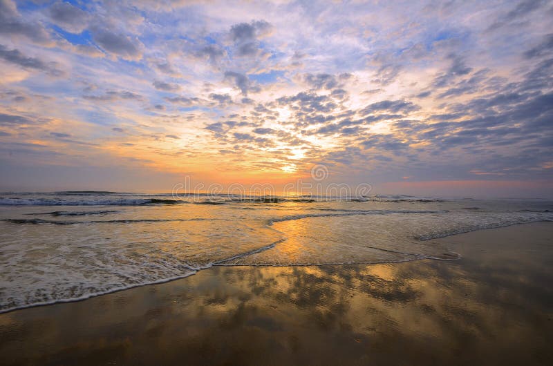 East Coast Sunrise stock photo. Image of ocean, blue - 26418090