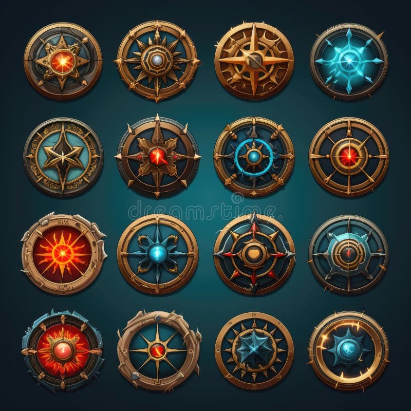 Navigation Compass Game Ai Generated Stock Photo - Image of geography ...