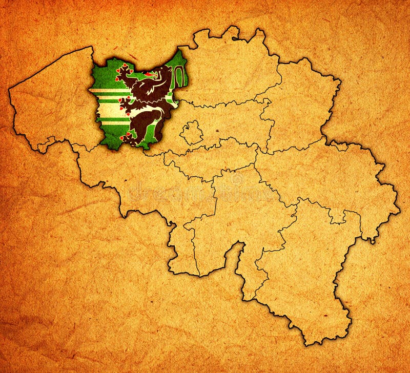 Flanders Belgium Map Stock Illustrations – 653 Flanders Belgium Map ...