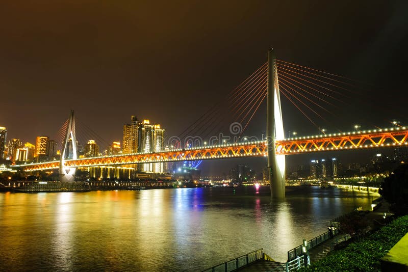 East Gate Bridge editorial stock image. Image of night - 88478329