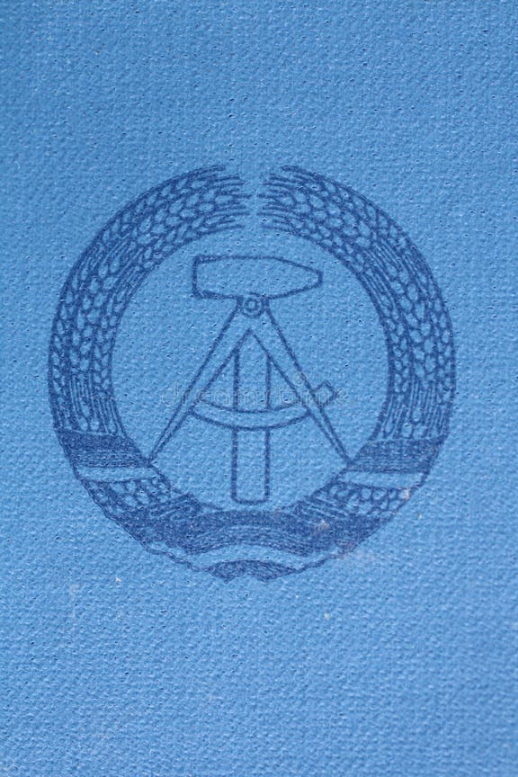 East German ID Card stock photo. Image of national, citizen - 9594000