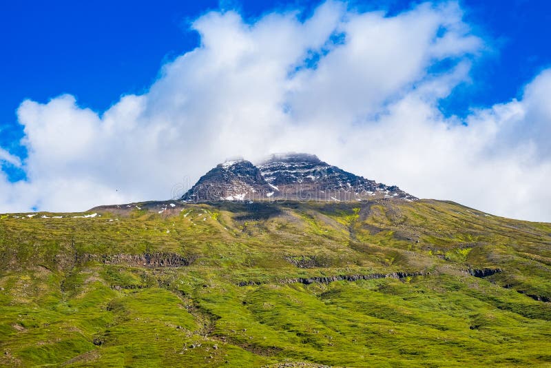 East Iceland mountains stock photo. Image of highland - 391874576