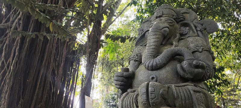 East Java elephant statue stock image. Image of java - 278574589