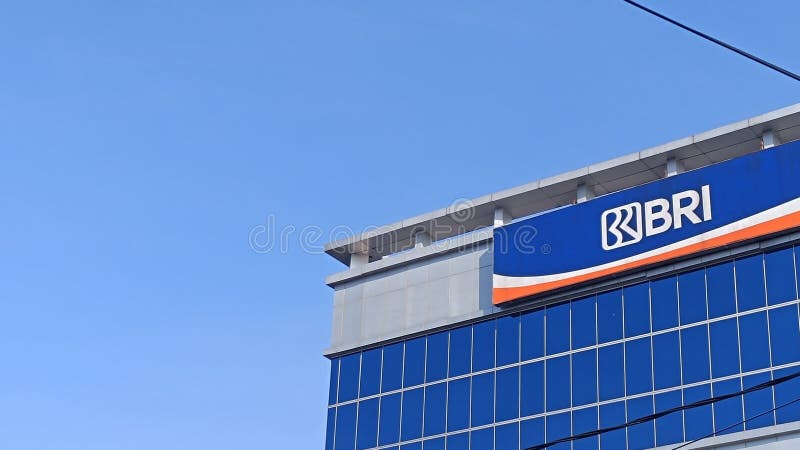 East Java, Indonesia, July 19, 2025 : Modern BRI Bank Office Building ...