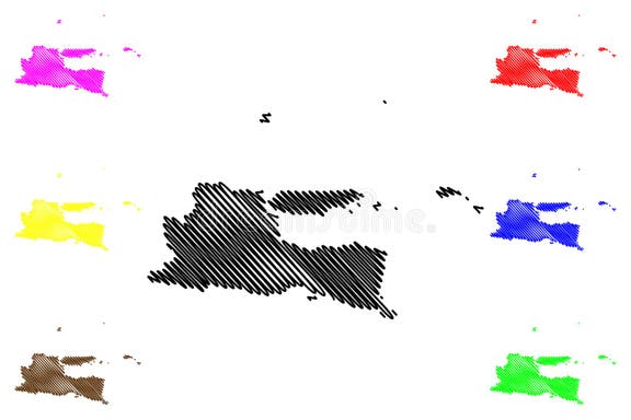 Jawa Timur Vector Map Stock Illustrations – 12 Jawa Timur Vector Map ...