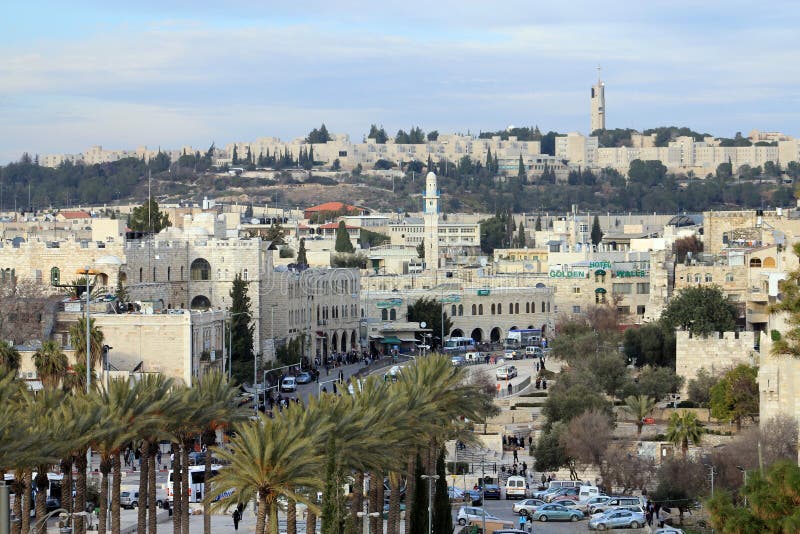 East Jerusalem editorial stock image. Image of view, panorama - 24249589