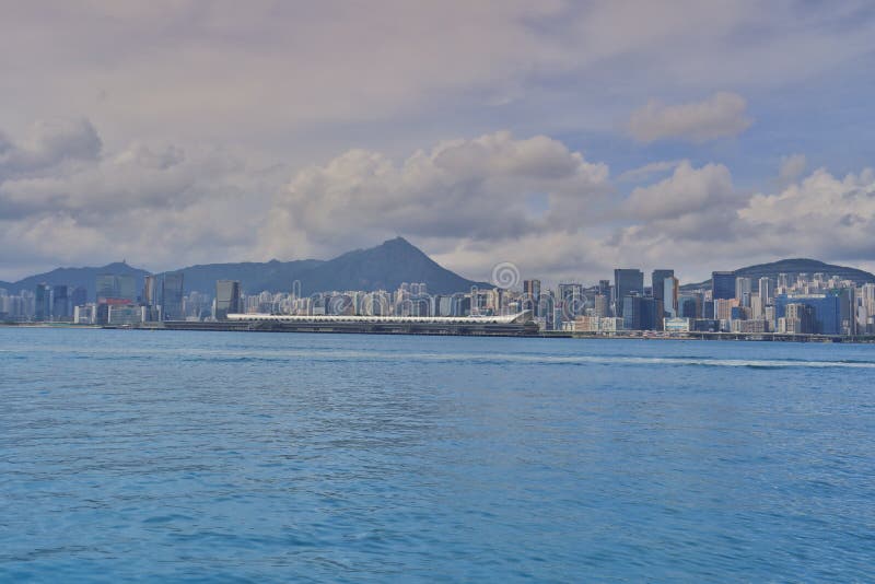 East of Kowloon View of Victoria Harbour Editorial Stock Image - Image ...