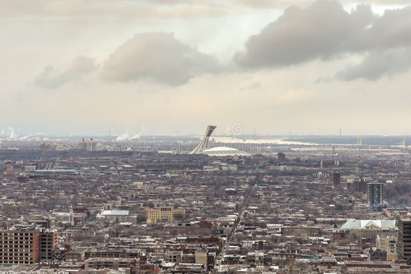 East Montreal Suburbs - Canada Stock Image - Image of cold, canada ...