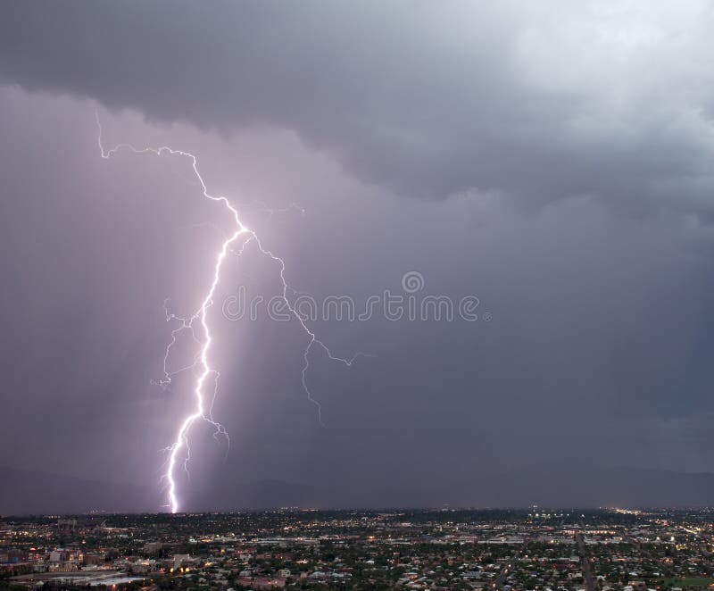 East Side Lightning stock photo. Image of weather, power - 13713820