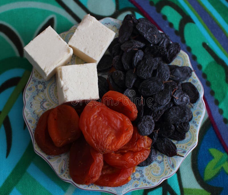 East sweets on a plate. stock photo. Image of tasty, heap - 79984502