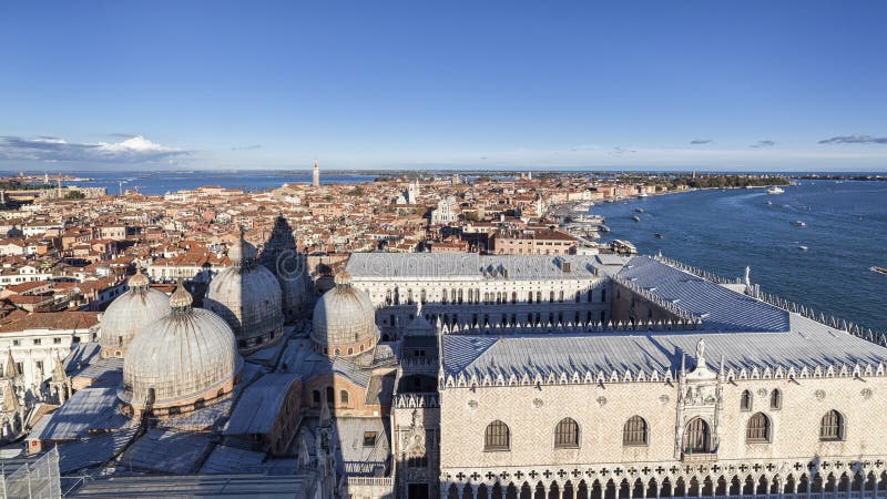 East View Inside the Bell Tower of St Mark Stock Image - Image of ...