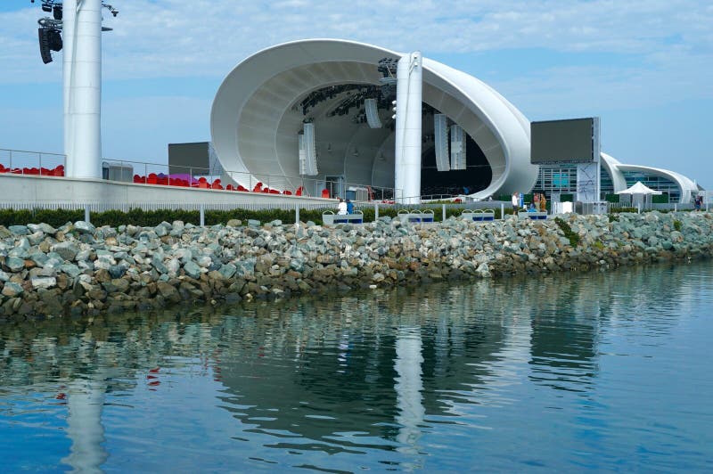 East View of the Rady Shell Editorial Stock Photo - Image of california ...