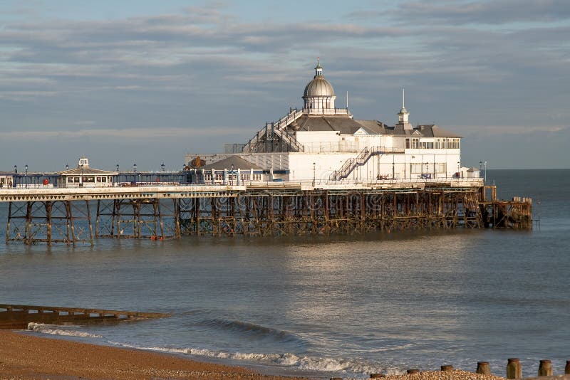 Eastbourne Pier, Example of Victorian Architecture Stock Image - Image ...