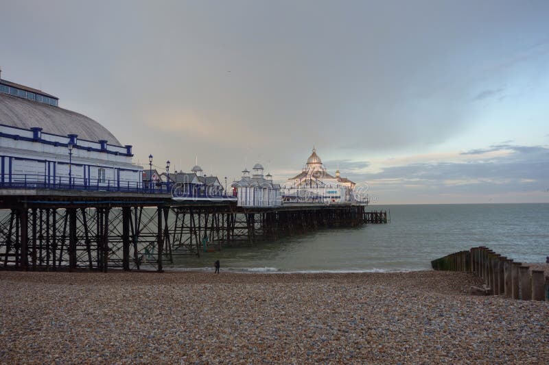 Eastbourne Pier editorial photo. Image of morning, horizon - 42798046