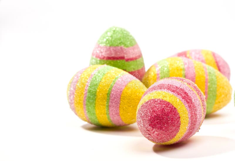 Mini easter eggs stock photo. Image of closeup, horizontal - 7588418