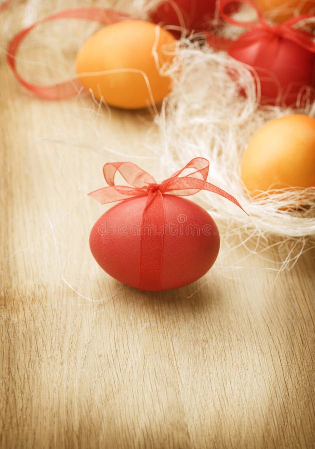 3,288 Colorful Easter Eggs White Wooden Background Selective Focus ...