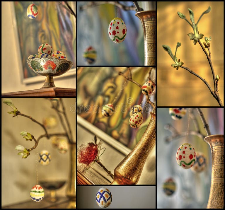 Easter 2006 stock photo. Image of collage, colors, vase - 683276