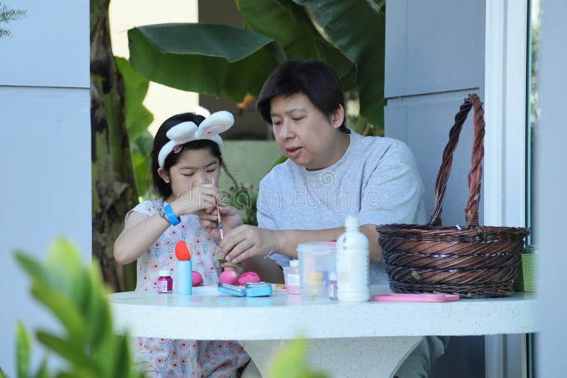 Easter in Asian stock photo. Image of enjoyment, happiness - 354996330