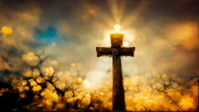 Concept Cross Religion Symbol.Christ Cross Symbol Stock Illustration ...