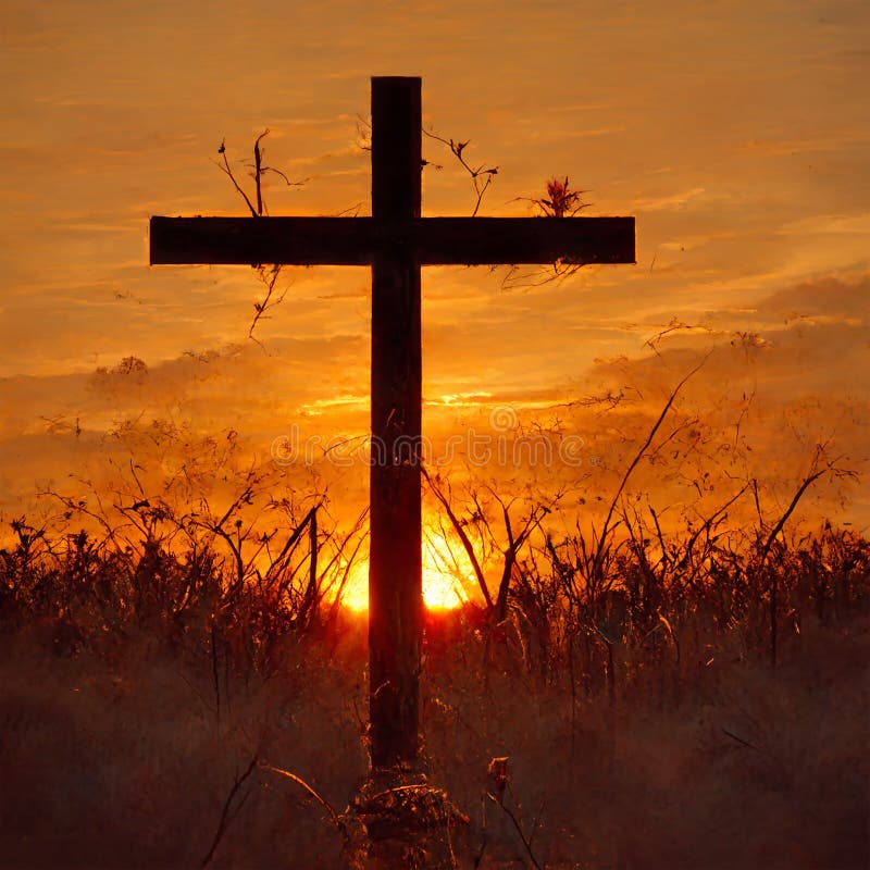 Concept Cross Religion Symbol.Christ Cross Symbol Stock Illustration ...