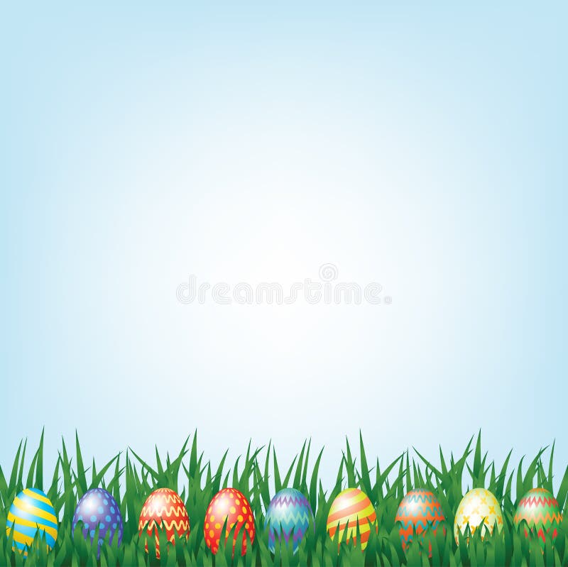 Easter background stock vector. Illustration of decorated - 51225077