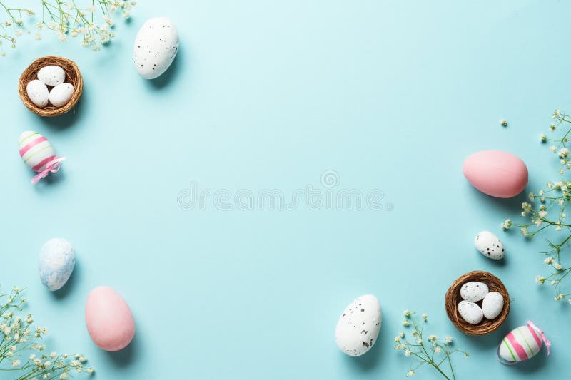 Easter Background Egs Decorations Flowers Stock Photos - Free & Royalty-Free Stock Photos from ...