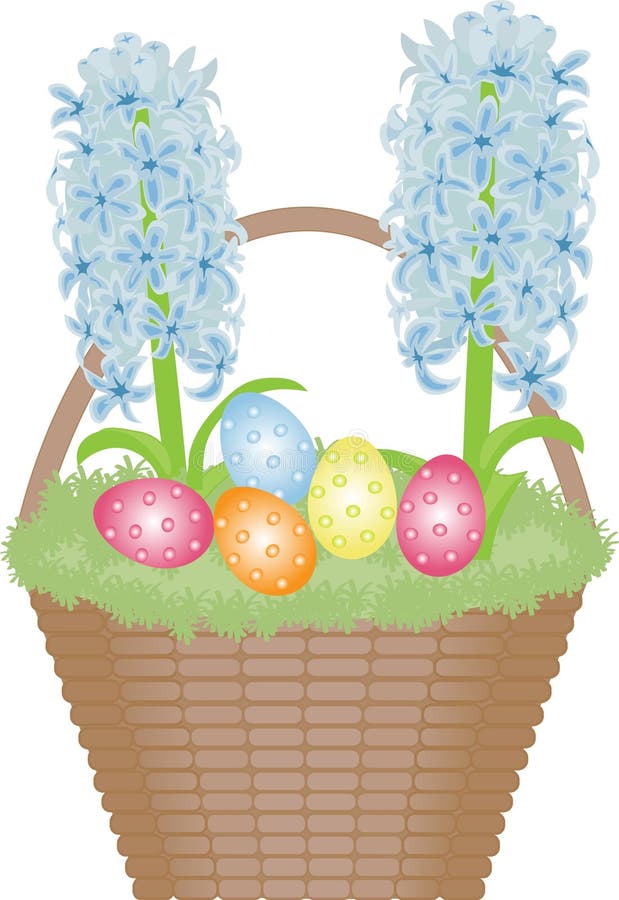 Easter stock vector. Illustration of composition, hyacinth - 39533901