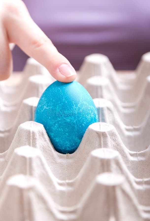 Easter blue egg stock photo. Image of fragile, painted - 24031864