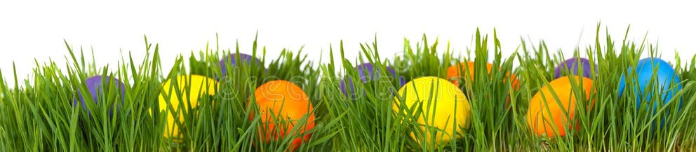 Easter border stock photo. Image of pattern, fresh, colorful - 20960846