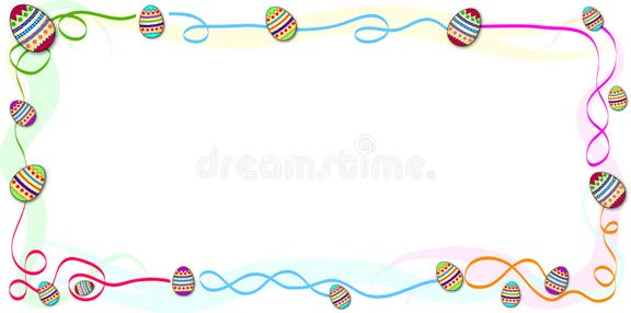 Easter border stock vector. Illustration of decorative - 4485993