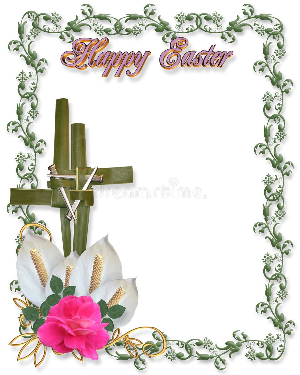 Border Easter Religious Stock Illustrations – 2,955 Border Easter ...