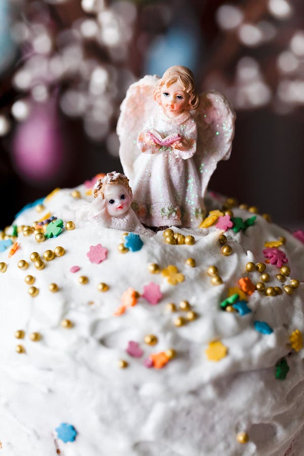 Easter bread and Angels stock photo. Image of cute, churches - 27058674