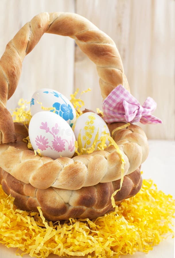 Easter bread basket stock photo. Image of bakery, fresh - 36696922