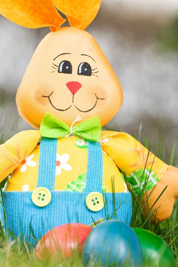 Tired easter bunny stock photo. Image of paint, color - 24091940