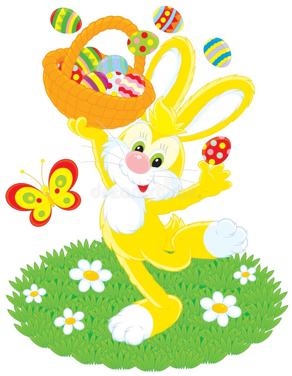Dancing Easter Bunny Stock Illustrations – 496 Dancing Easter Bunny ...