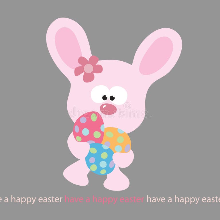 Easter Bunny stock vector. Illustration of balance, face - 8469044