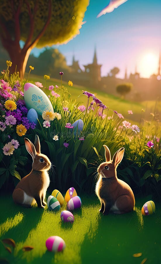 Easter Bunny - AI Generated Stock Illustration - Illustration of easter ...