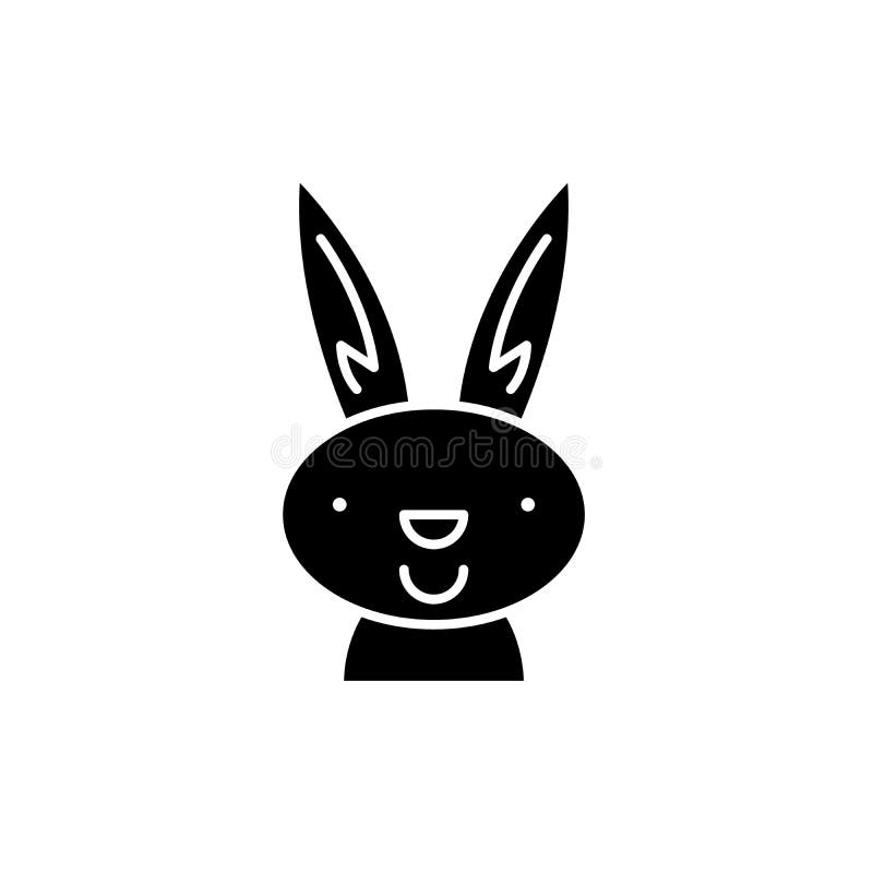 Easter Bunny Line Icon Concept. Easter Bunny Flat Vector Symbol, Sign ...