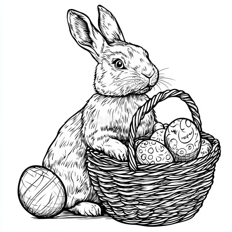An Easter Bunny Character, Fictional and Generated Using AI, is Shown ...