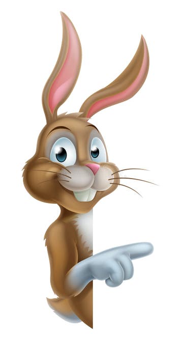 Pointing Bunny Stock Illustrations – 879 Pointing Bunny Stock ...