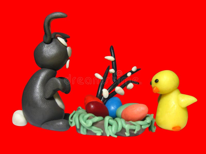 Easter Bunny Chicken And Eggs 3 Picture. Image: 552363