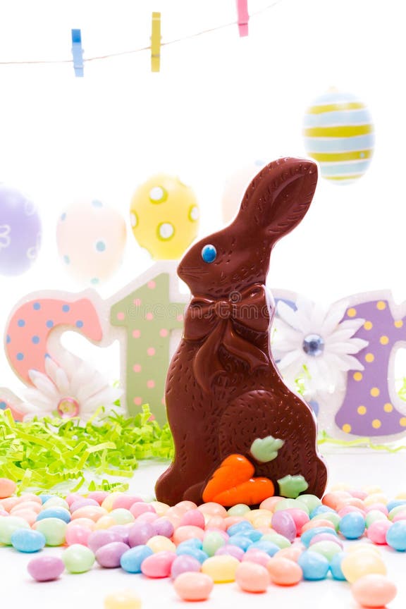 Easter bunny stock image. Image of food, clothespin - 286752737