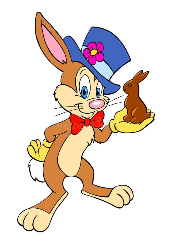 Cartoon Chocolate Easter Bunny Stock Illustrations – 5,554 Cartoon ...