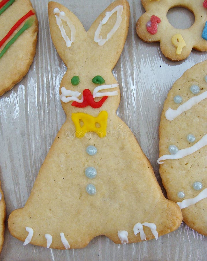 Easter bunny cookie stock photo. Image of colorful, bunny - 39938330