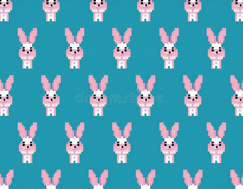 Easter Bunny Cute Spring Design Stock Photo - Image of generated ...